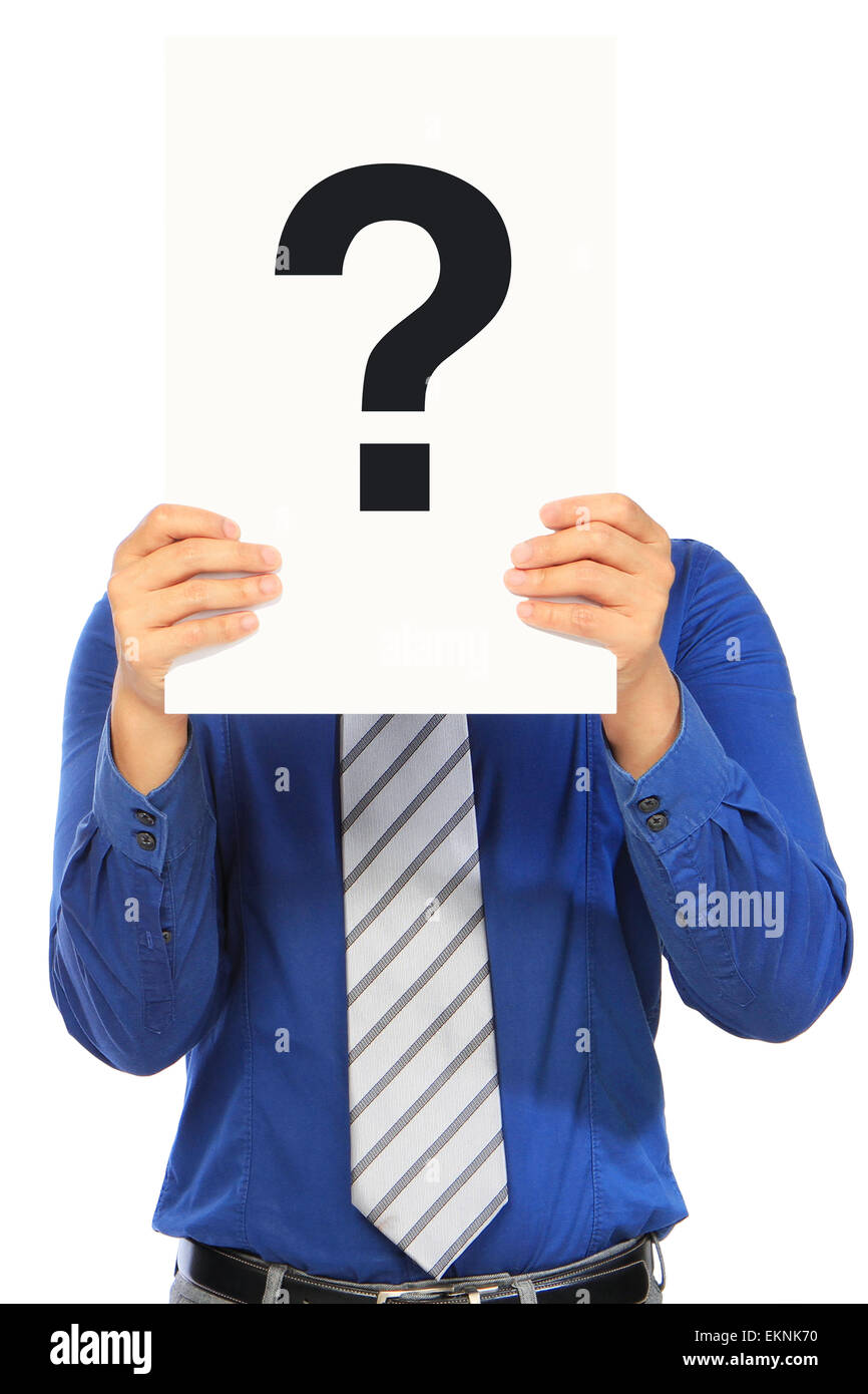 Punctuation man hi-res stock photography and images - Alamy