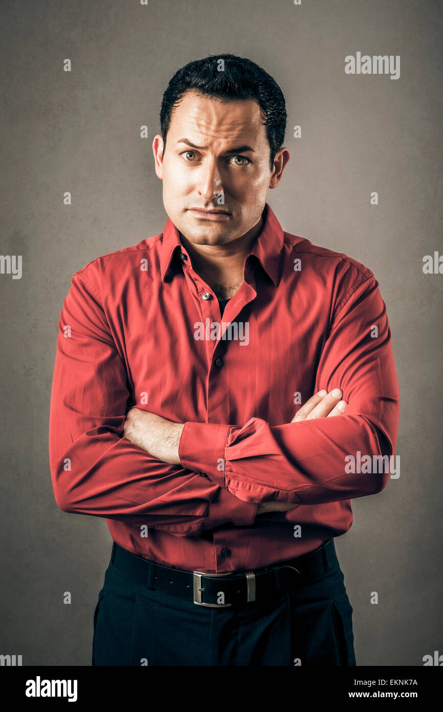 man in red Stock Photo - Alamy