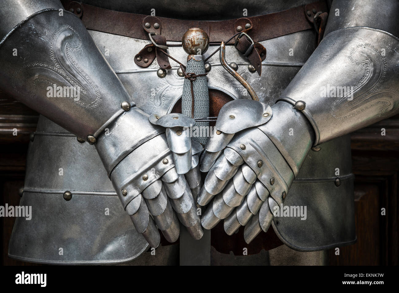 Detail knight armor Stock Photo - Alamy