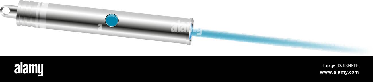 Laser pointer with blue light Stock Vector Image & Art - Alamy