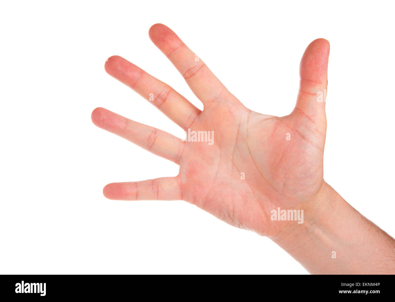 Number five finger hand symbol hi-res stock photography and images - Alamy