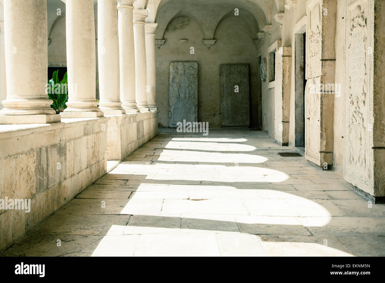 Courtyard of a Temple. Zadar, Croatia Stock Photo - Alamy