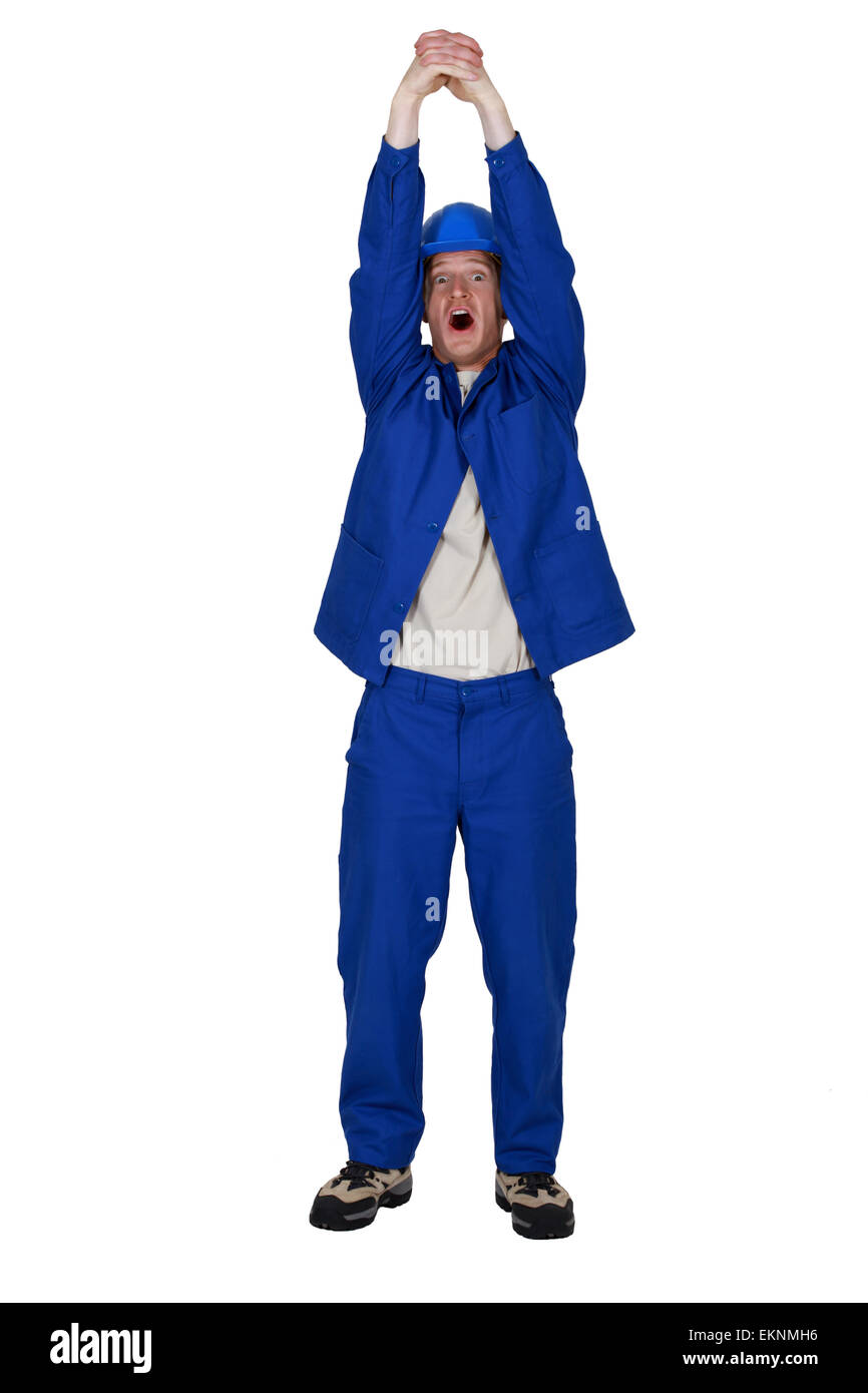 Alarmed face Cut Out Stock Images & Pictures - Alamy