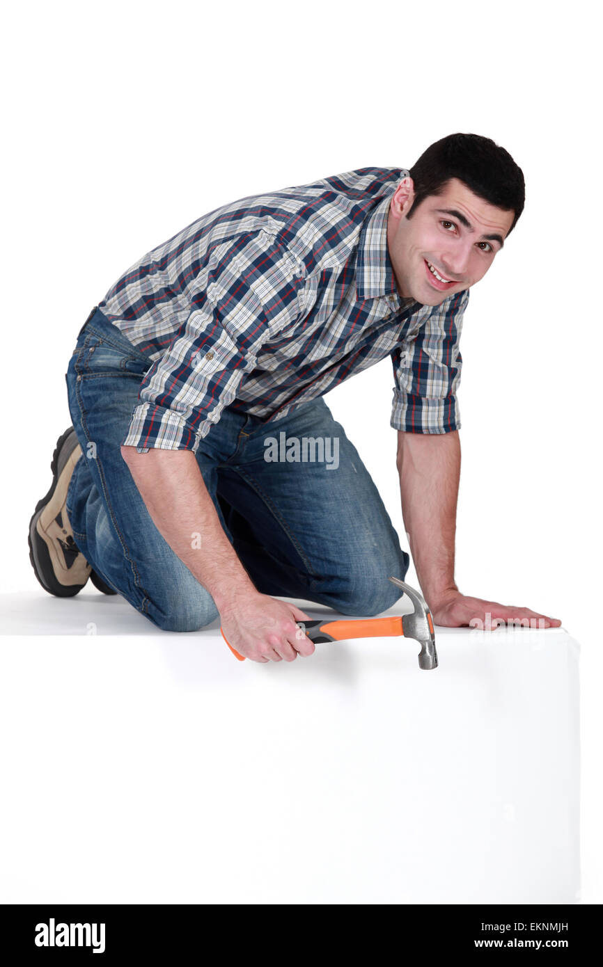 Using hammer Cut Out Stock Images & Pictures - Alamy