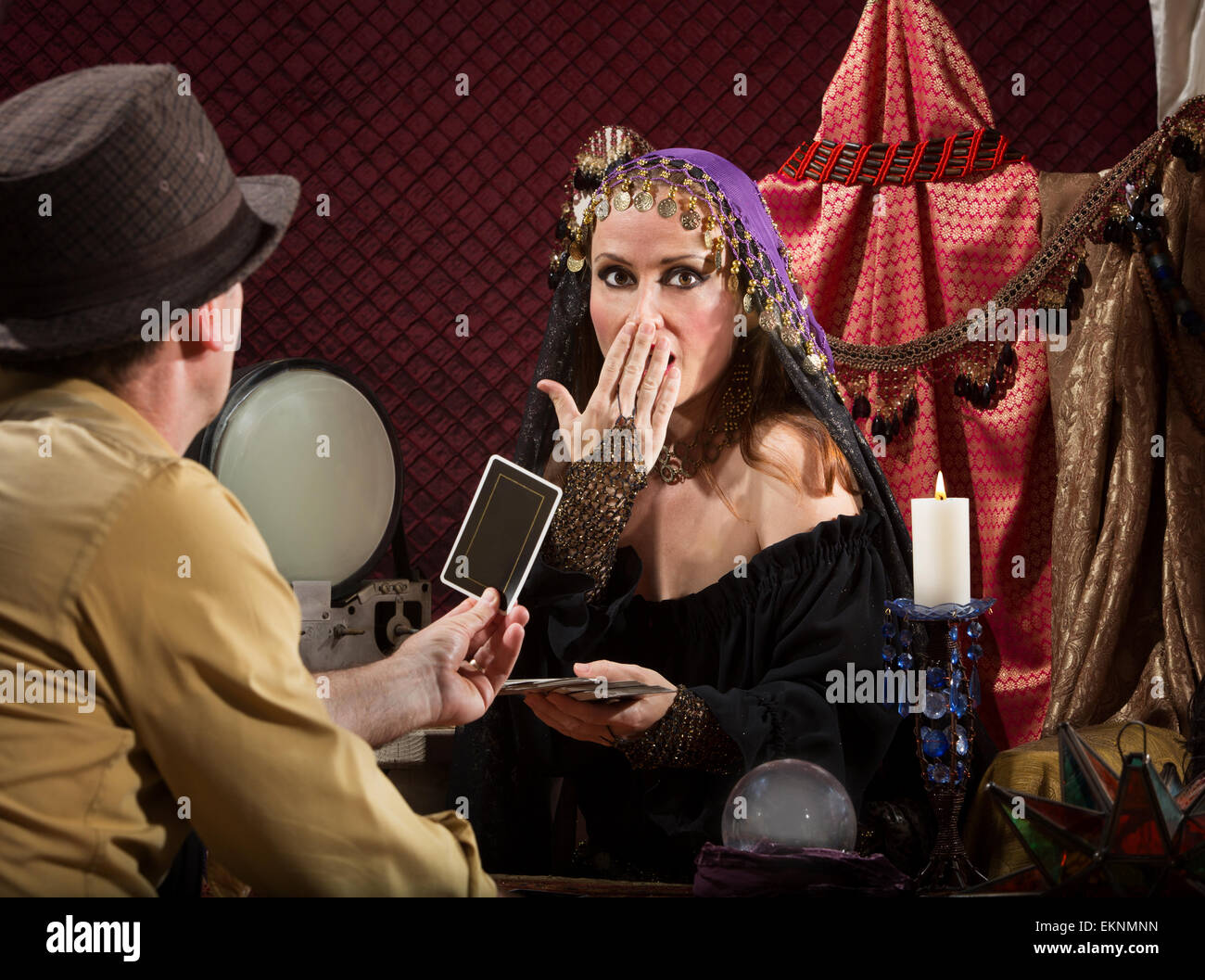 Romani gypsy fortune hi-res stock photography and images - Alamy