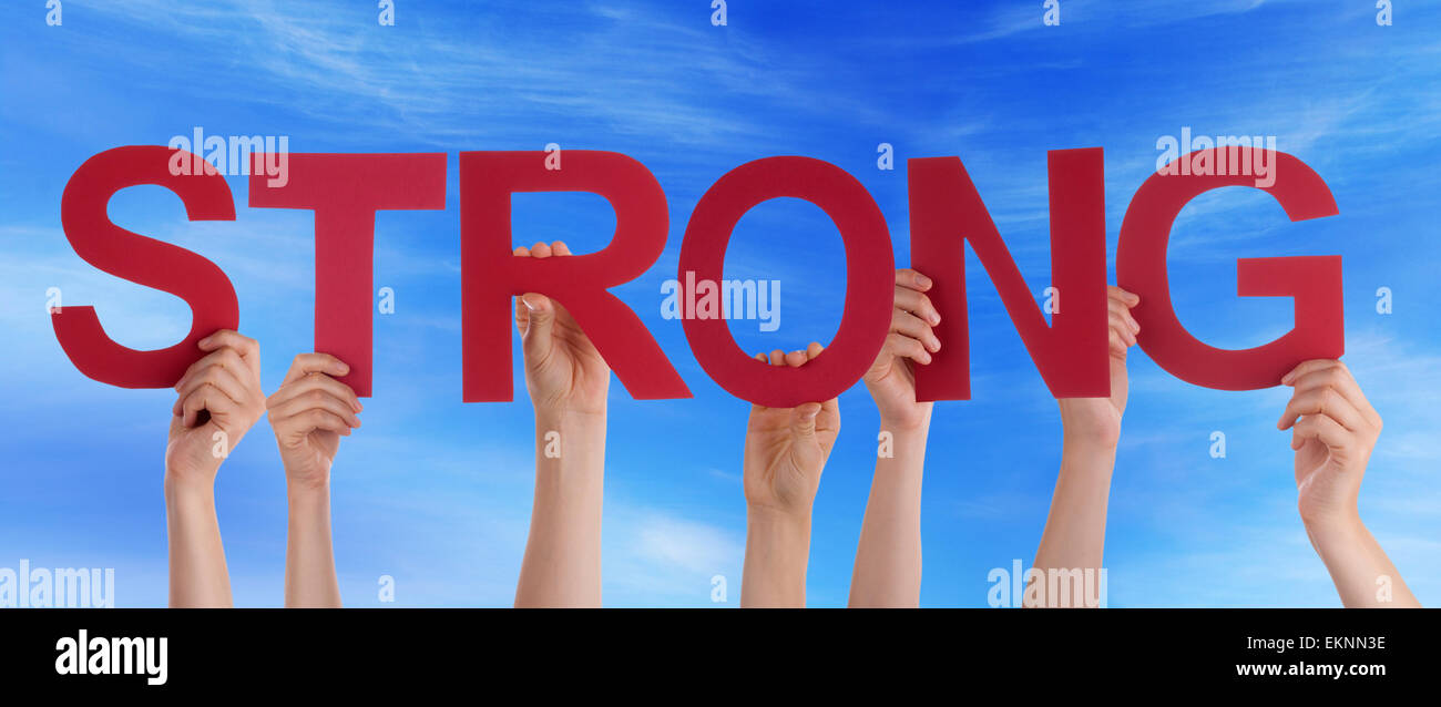Strong letters hi-res stock photography and images - Alamy