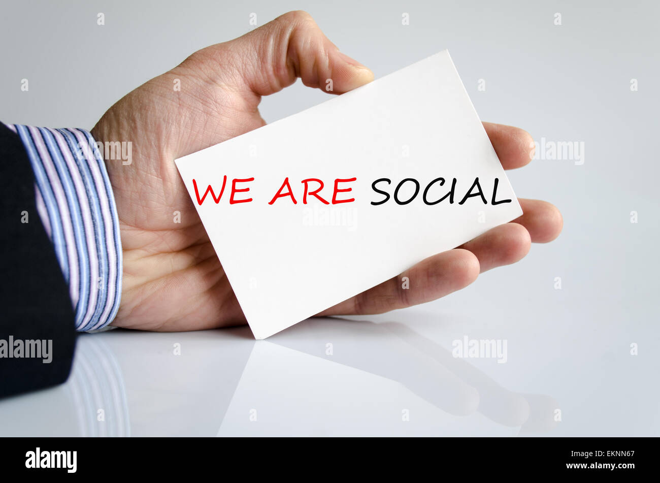 We Are Social Concept Isolated Over White Background Stock Photo - Alamy