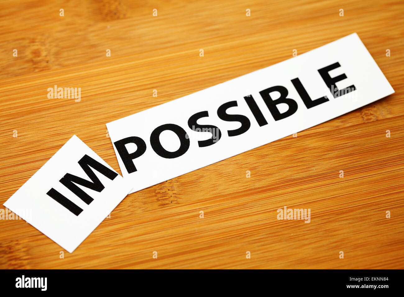 Impossible or possible Stock Photo - Alamy