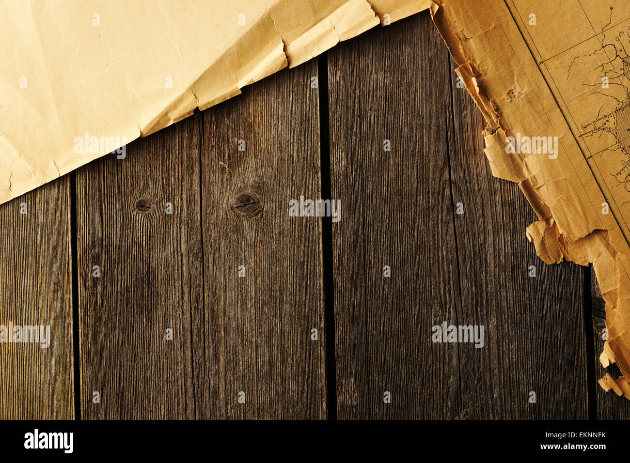 Old torn paper and map on the background Stock Photo - Alamy