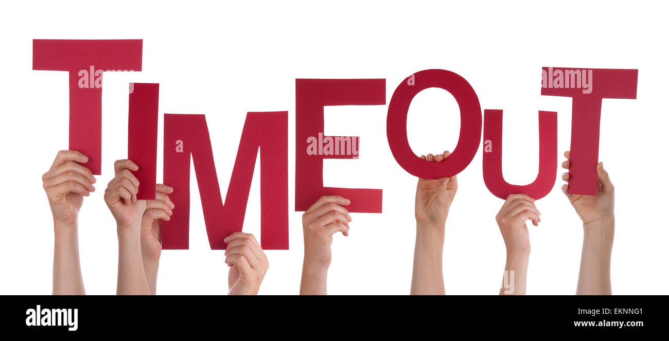 Many Caucasian People And Hands Holding Red Letters Or Characters ...