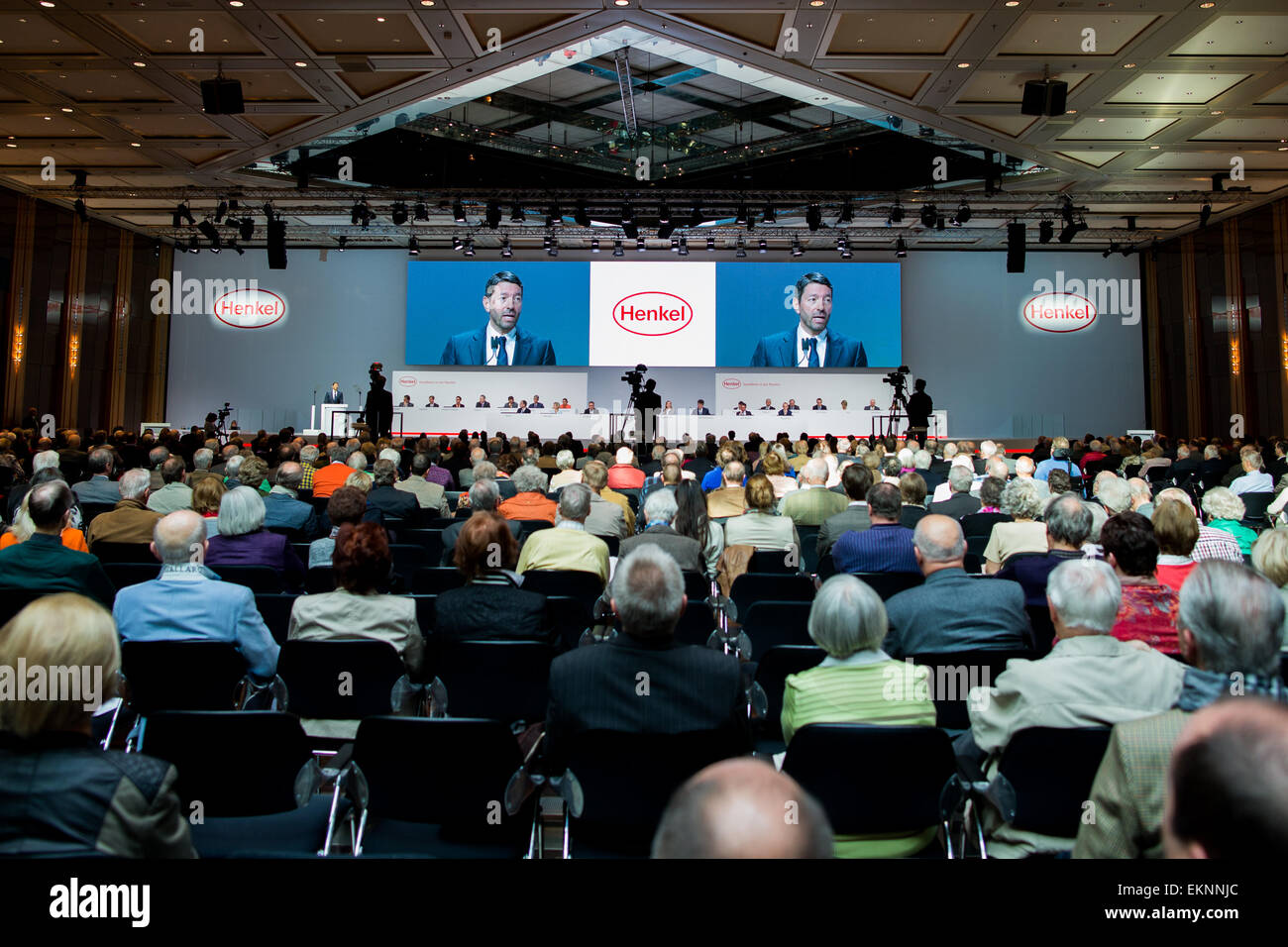 Duesseldorf, Germany. 13th Apr, 2015. Chief Executive Officer of Henkel ...