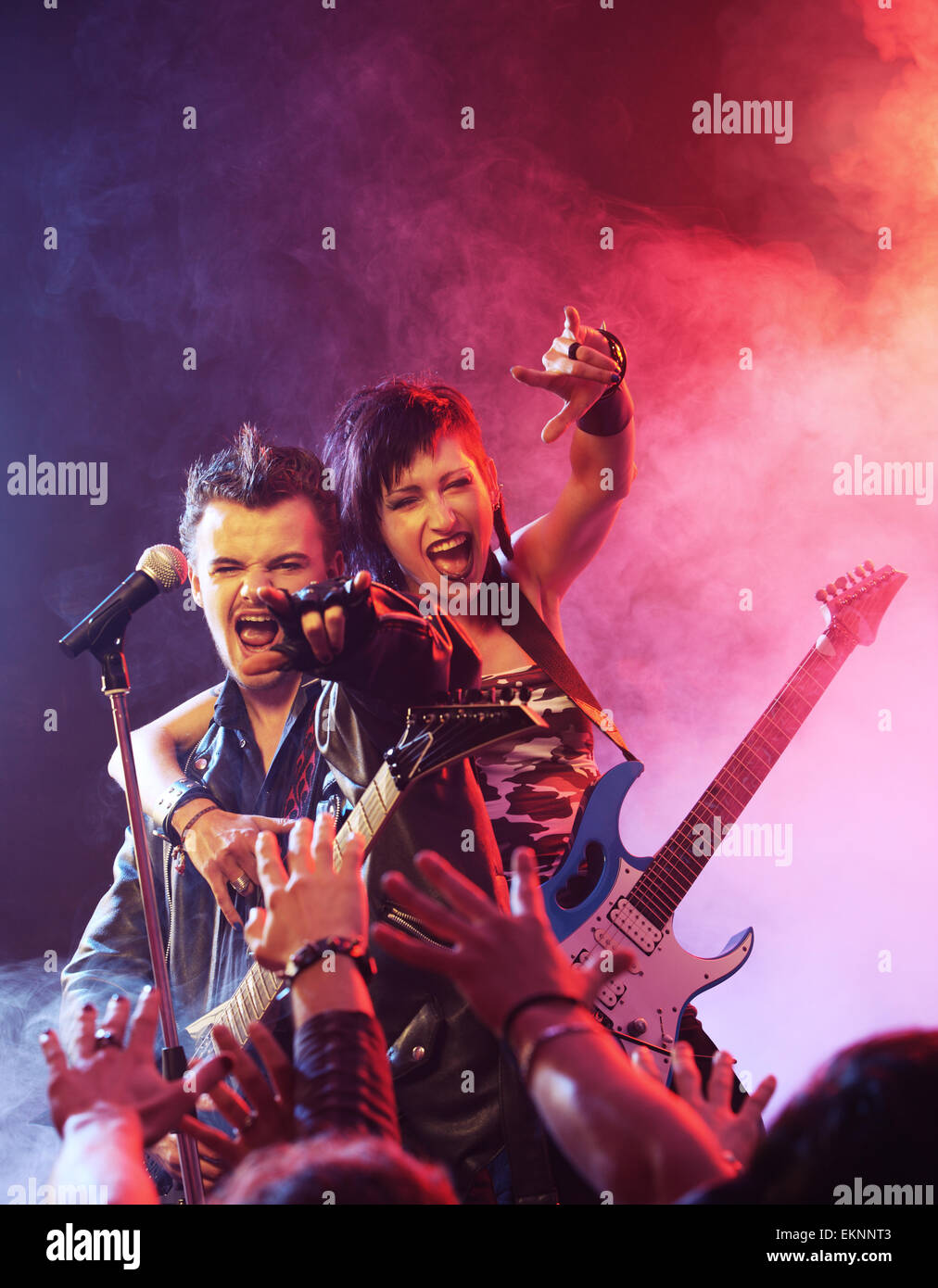 Rockers enjoying hi-res stock photography and images - Alamy