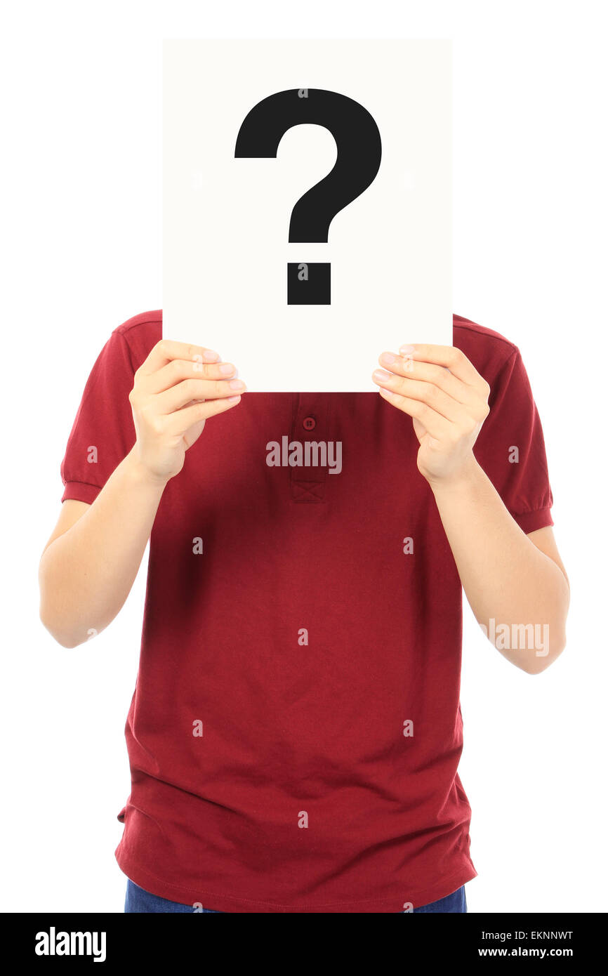 Question mark face hi-res stock photography and images - Alamy