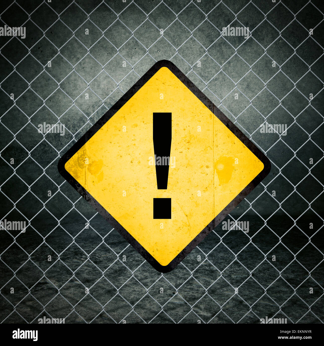 Exclamation mark road sign hi-res stock photography and images - Alamy