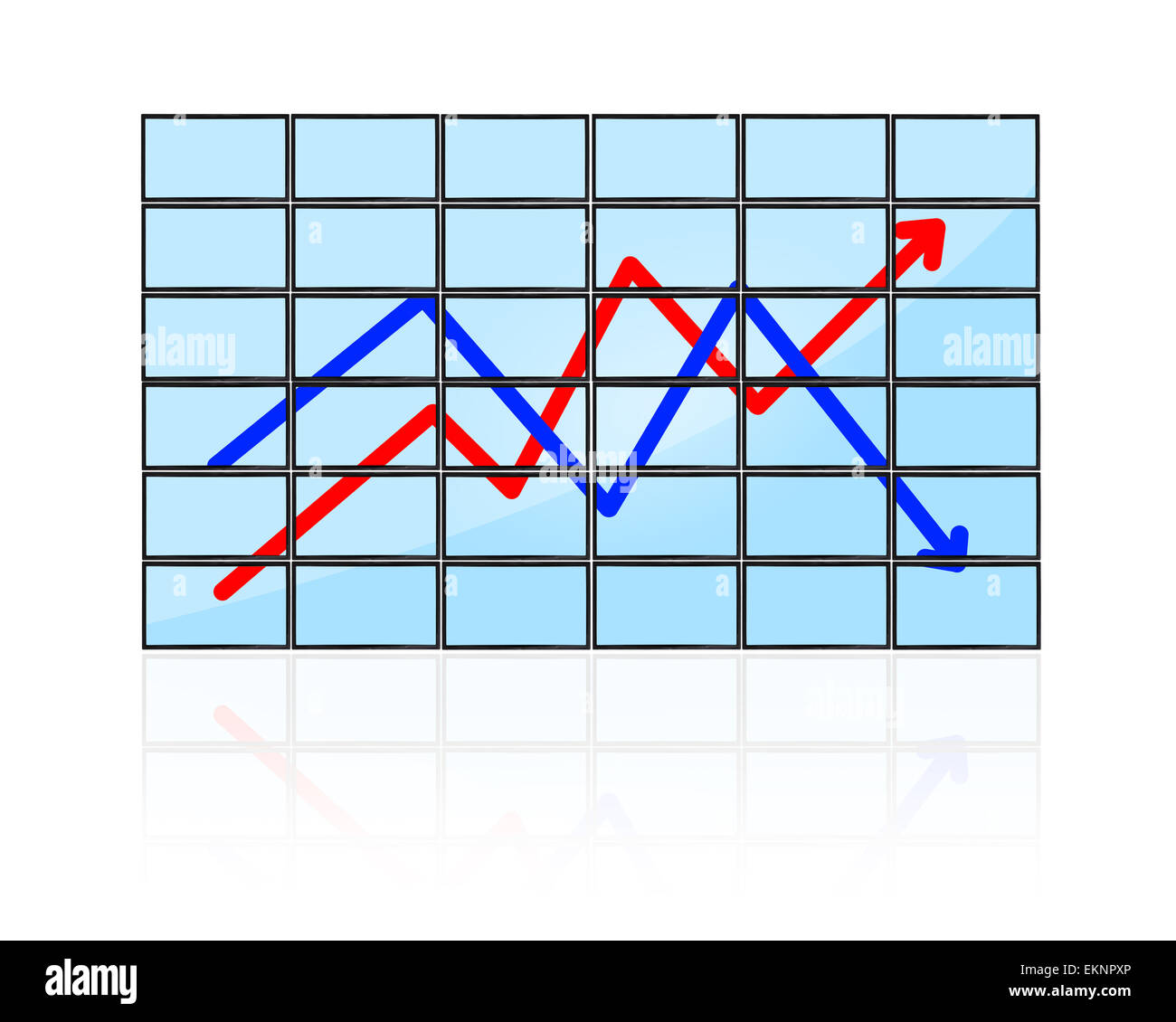 panels with chart Stock Photo - Alamy
