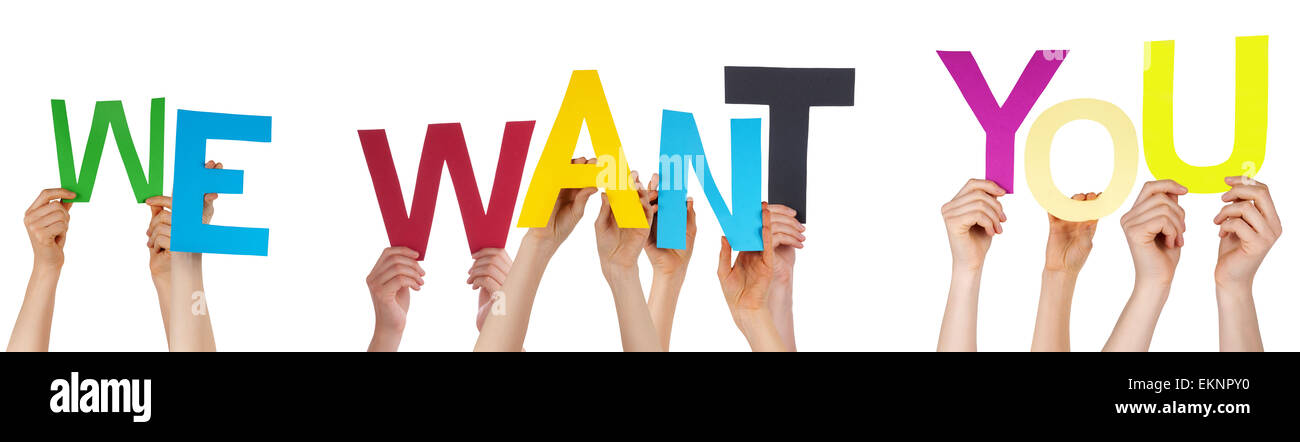 Many Caucasian People And Hands Holding Colorful Letters Or Characters ...
