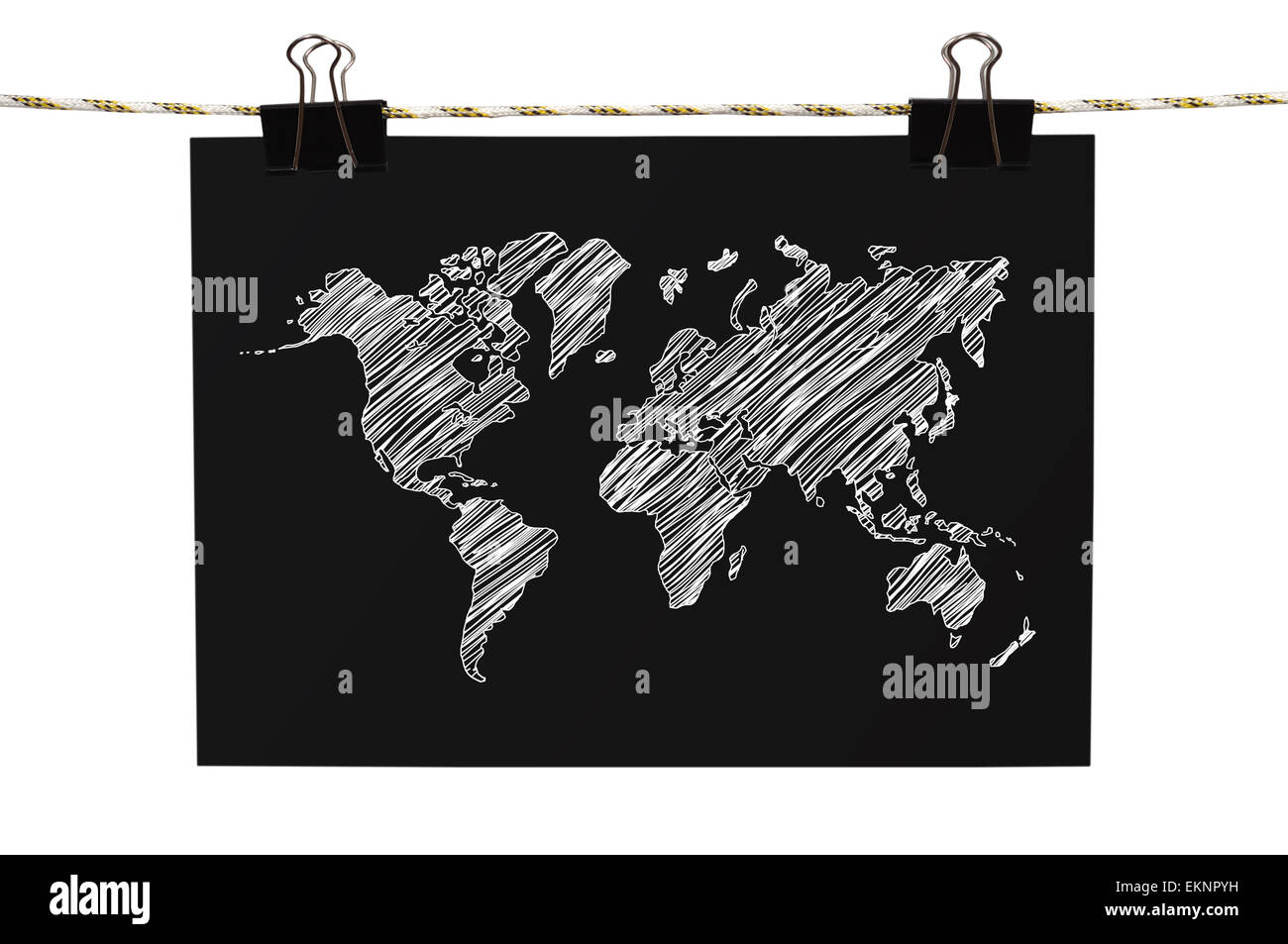 Poster world map hi-res stock photography and images - Alamy