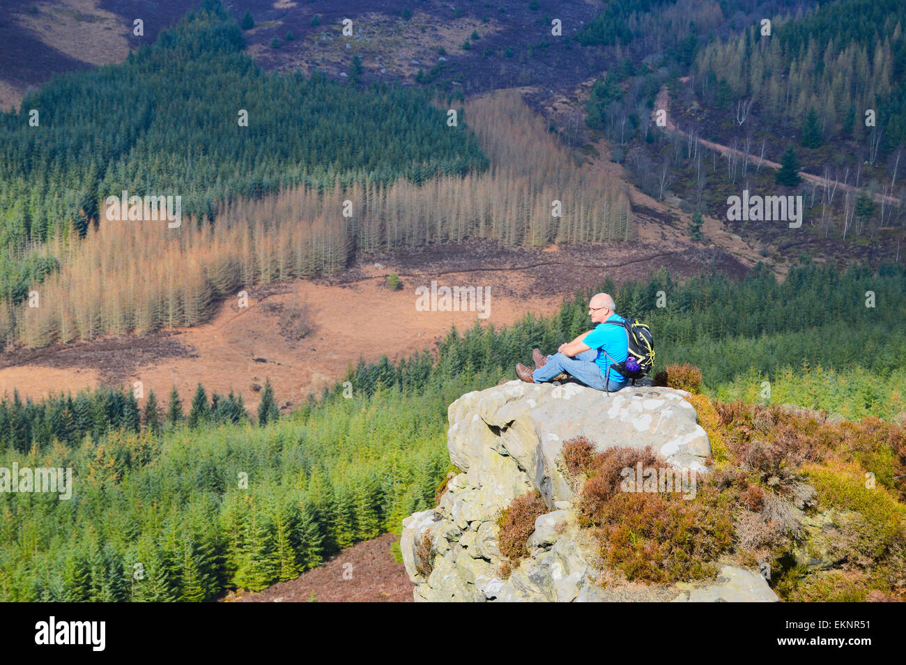 Hiking in northumberland hi-res stock photography and images - Alamy