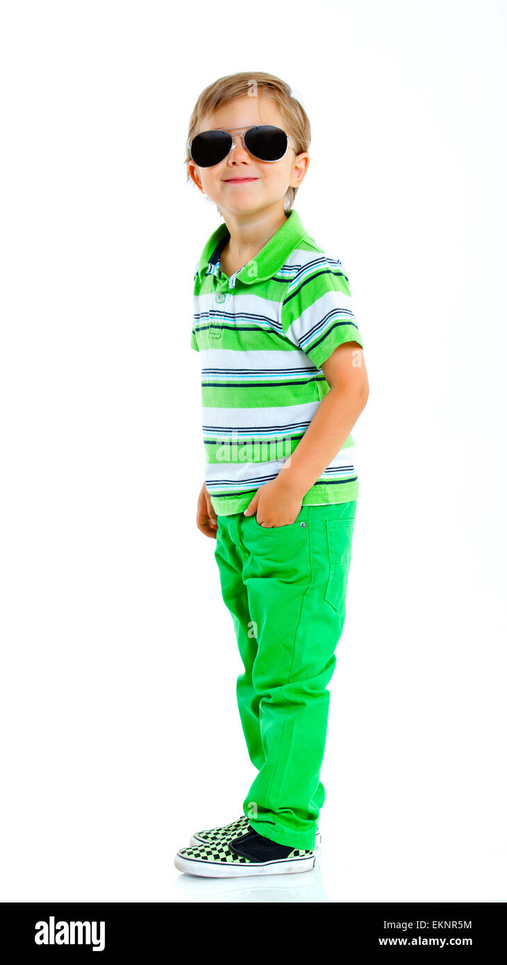 Boy in the sunglasses Stock Photo - Alamy