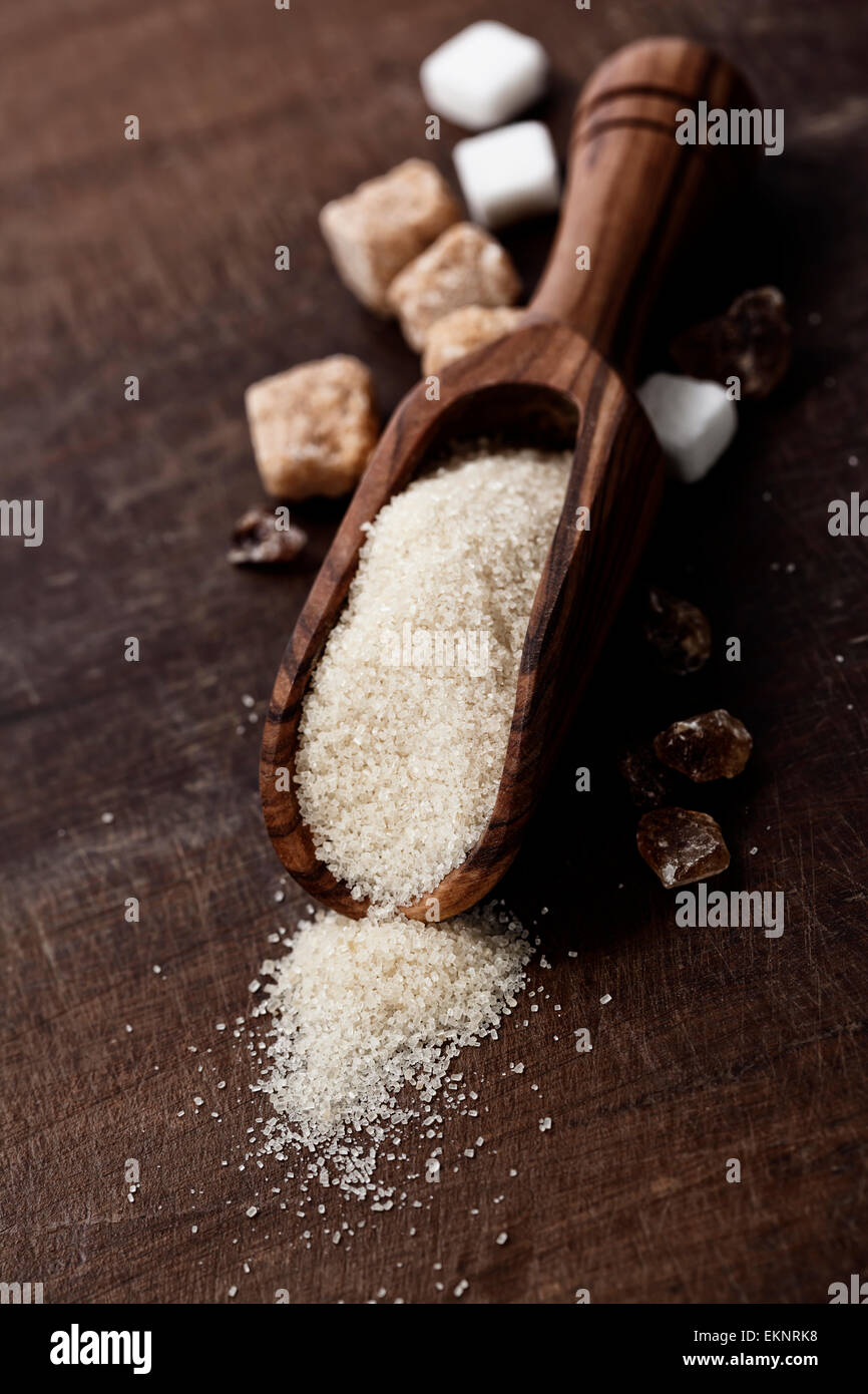 Various kinds brown sugar hi-res stock photography and images - Alamy
