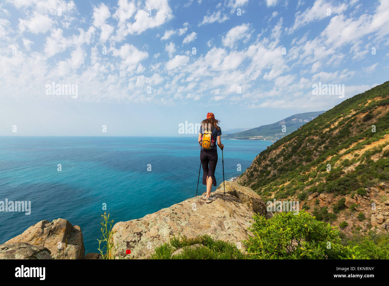 Hike in Crimea Stock Photo - Alamy