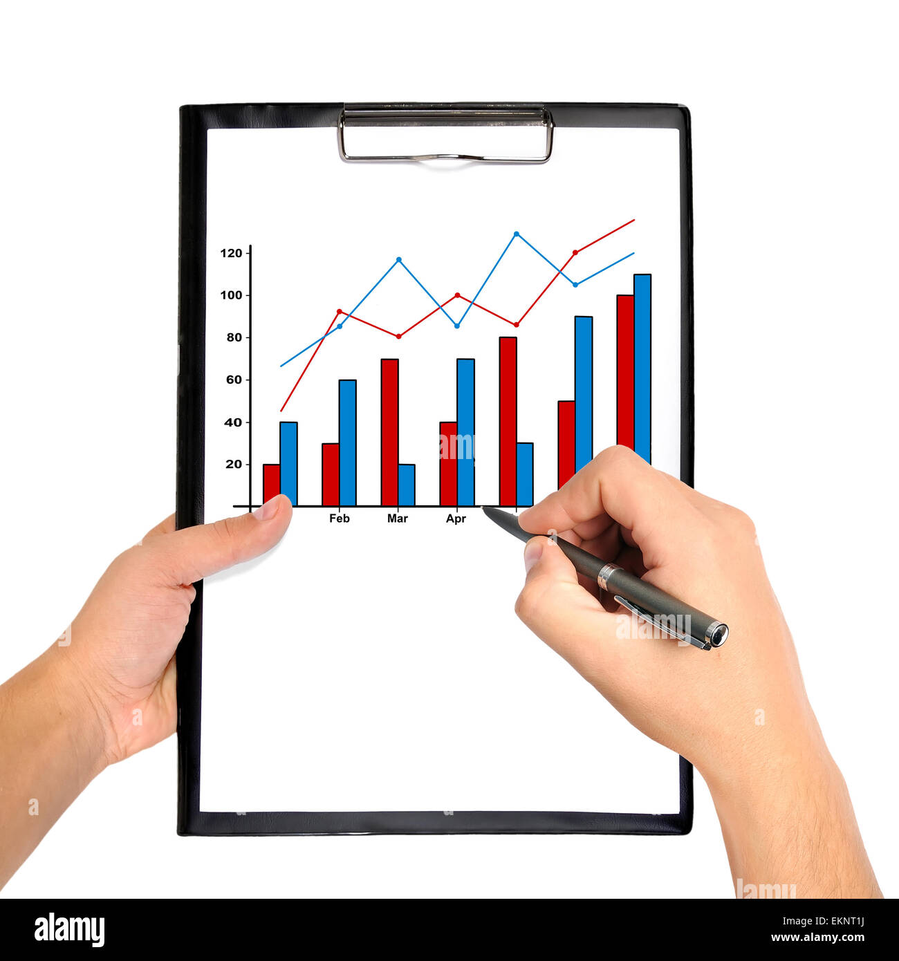 Hand drawing chart isolated hi-res stock photography and images - Alamy