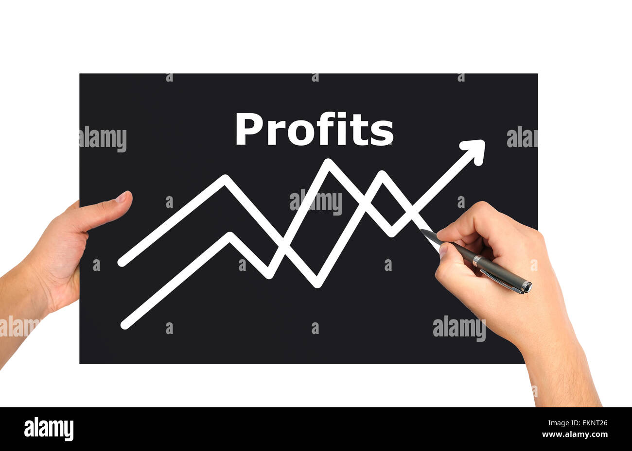 hand drawing graph Stock Photo - Alamy