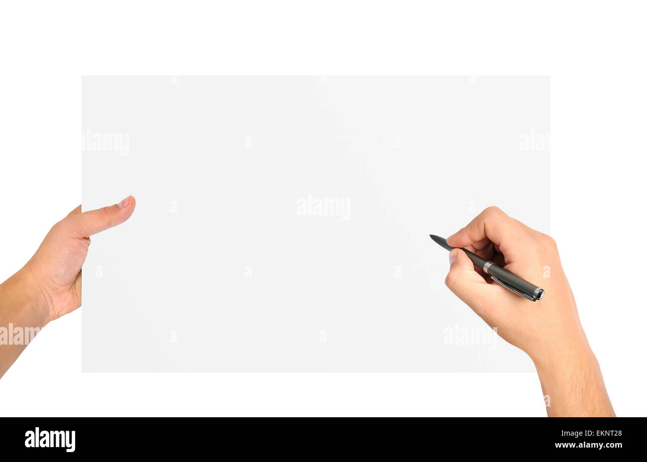 Hand list Cut Out Stock Images & Pictures - Alamy