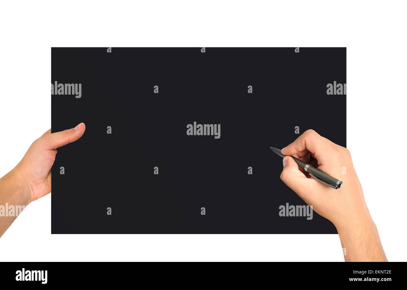 hand write on paper Stock Photo - Alamy