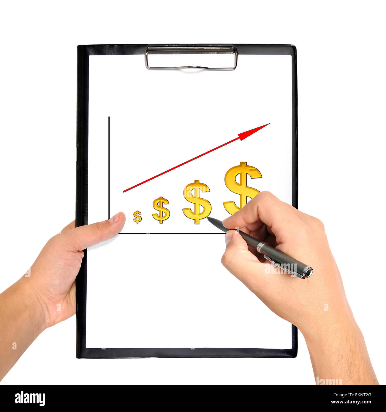 Dollar chart hi-res stock photography and images - Alamy