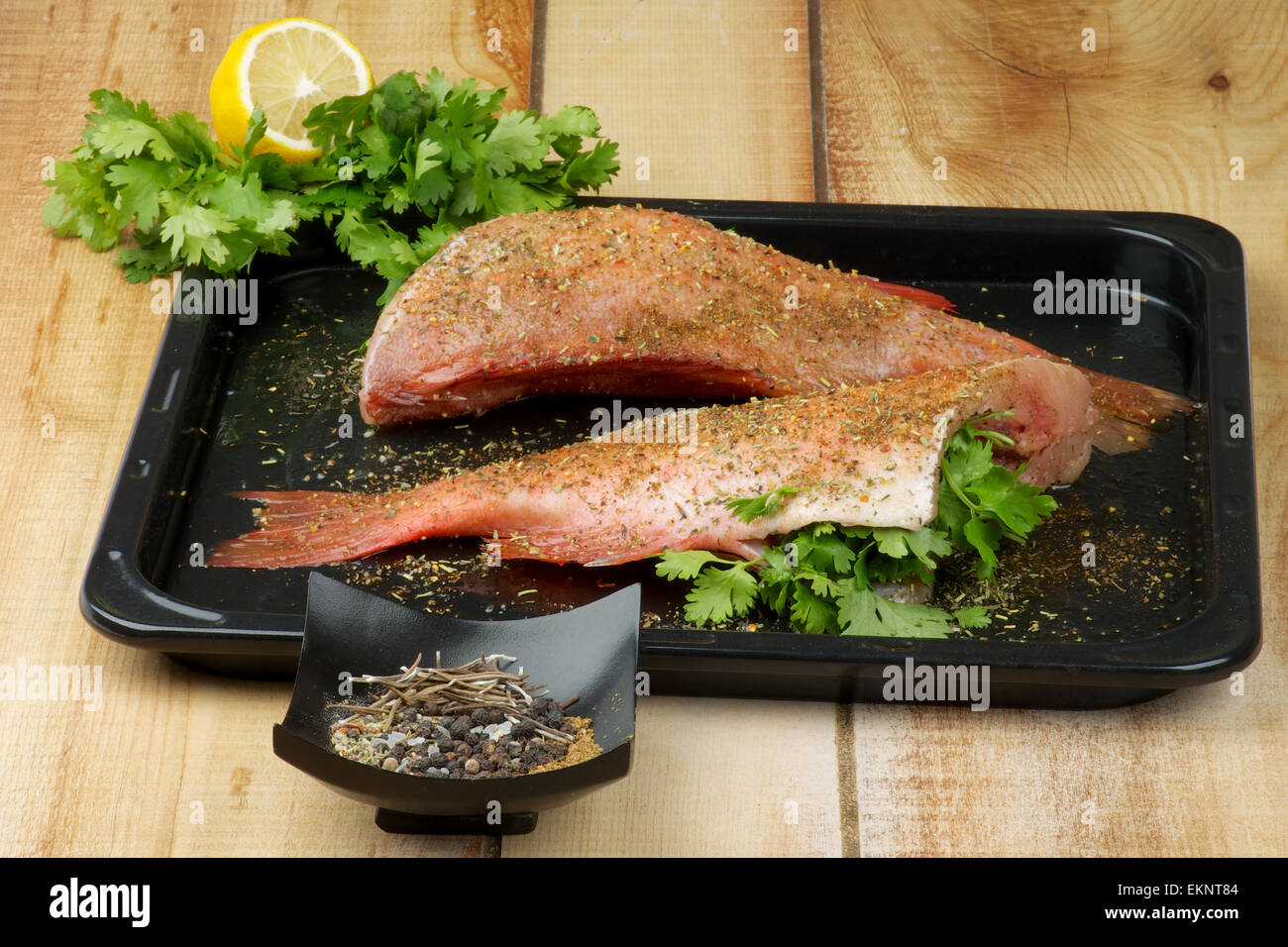 Preparing red snapper hi-res stock photography and images - Alamy