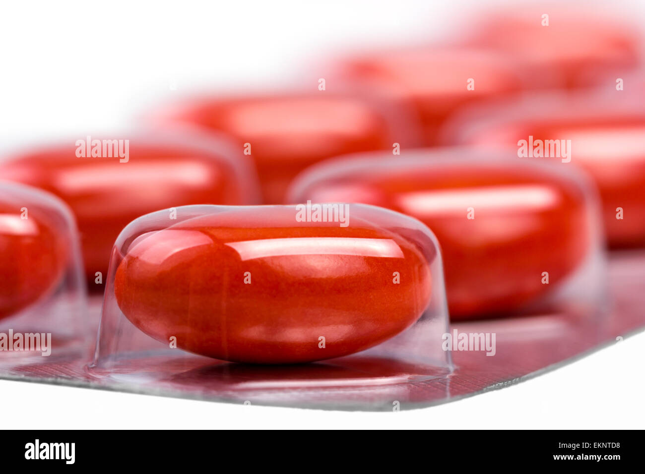 Medicine pills packed in blisters Stock Photo - Alamy