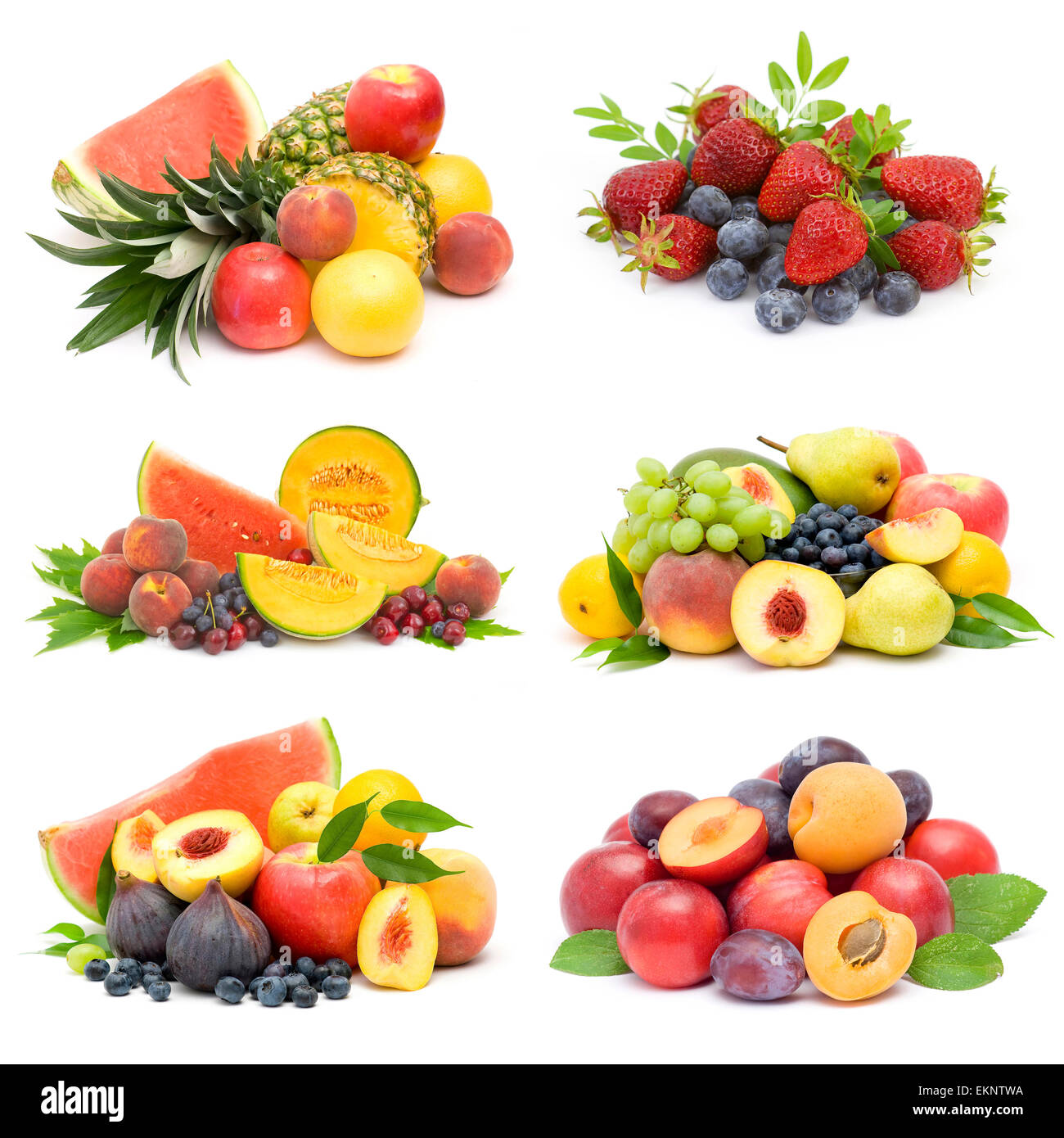 collection of fresh fruits Stock Photo - Alamy