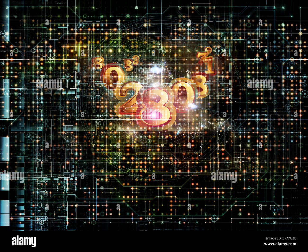 Digital Life of Network Stock Photo - Alamy
