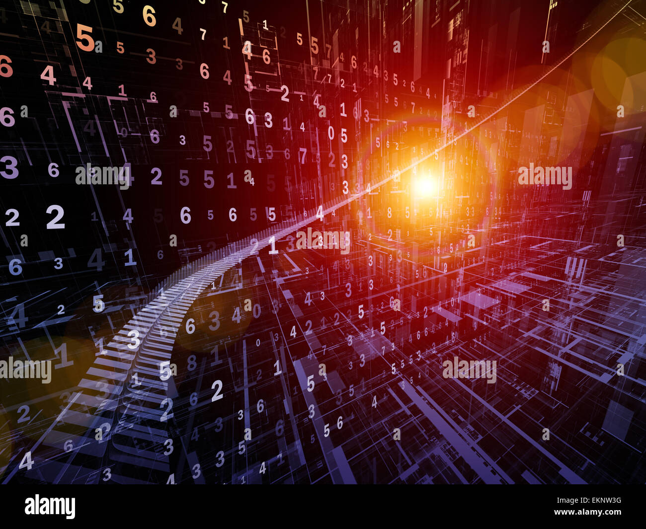 Speed of Information Stream Stock Photo - Alamy