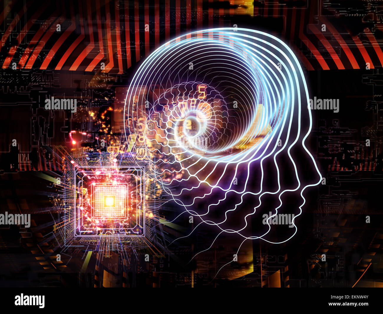 Toward Digital Consciousness Stock Photo - Alamy