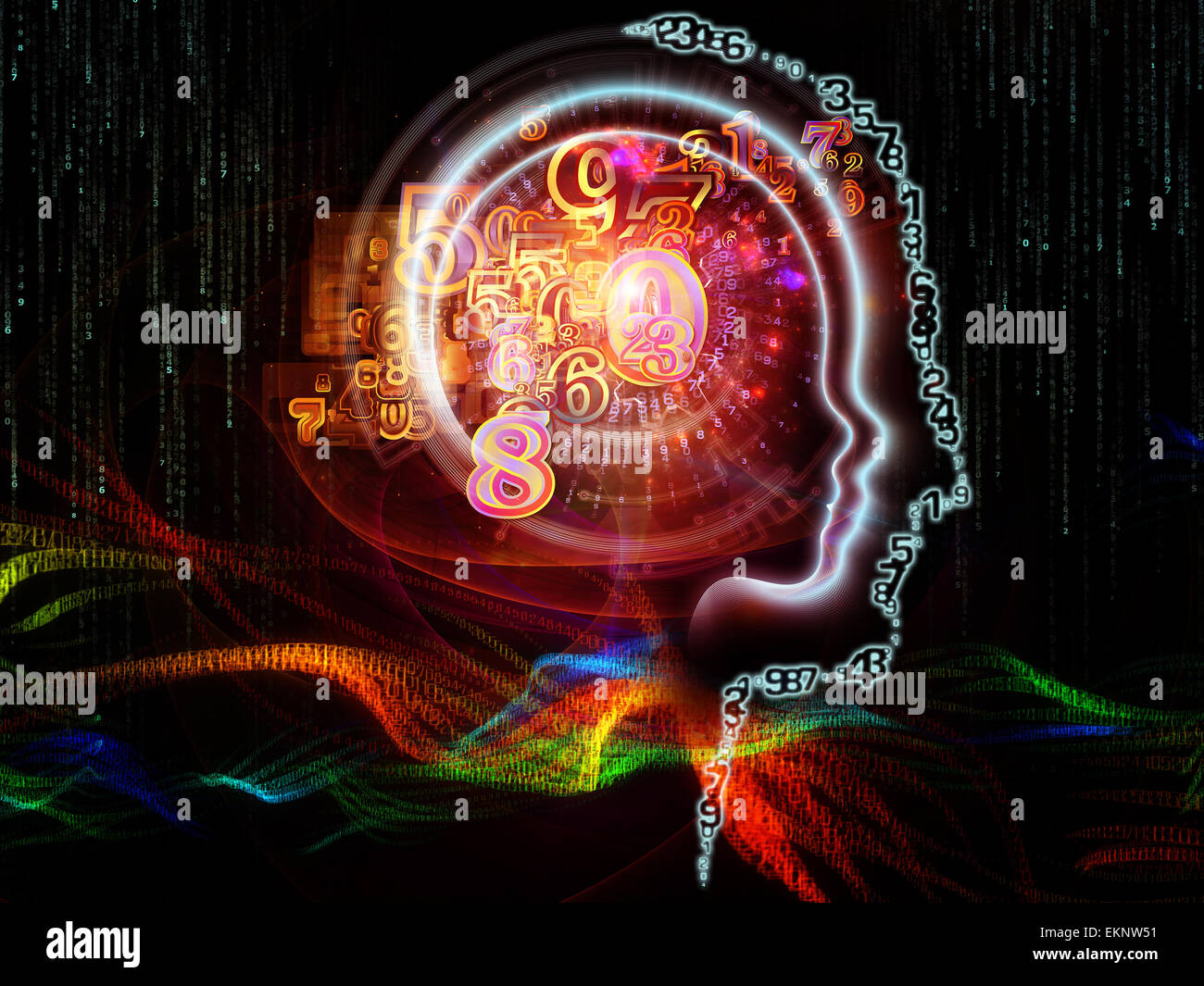 Virtual Human Technology Stock Photo - Alamy