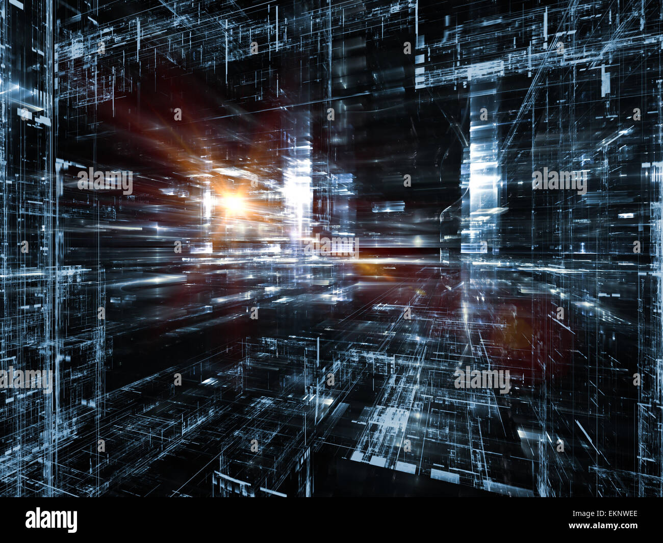 Fractal World Visualization Stock Photo - Alamy