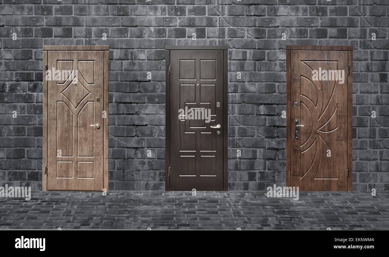 Three door hi-res stock photography and images - Alamy