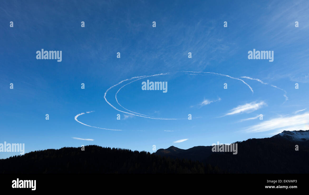 Circles in the sky Stock Photo - Alamy