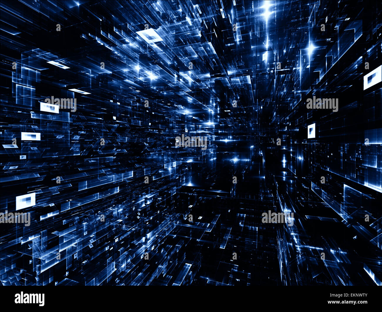 Fractal World Visualization Stock Photo - Alamy