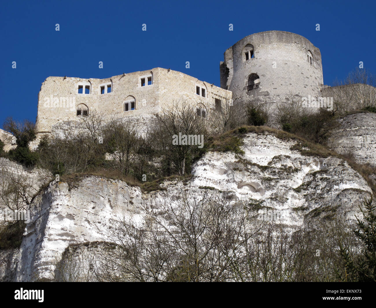 Les Andelys,Chateau Gaillard,Eure,Haute-Normandie,Seine river,France Stock Photo - Alamy