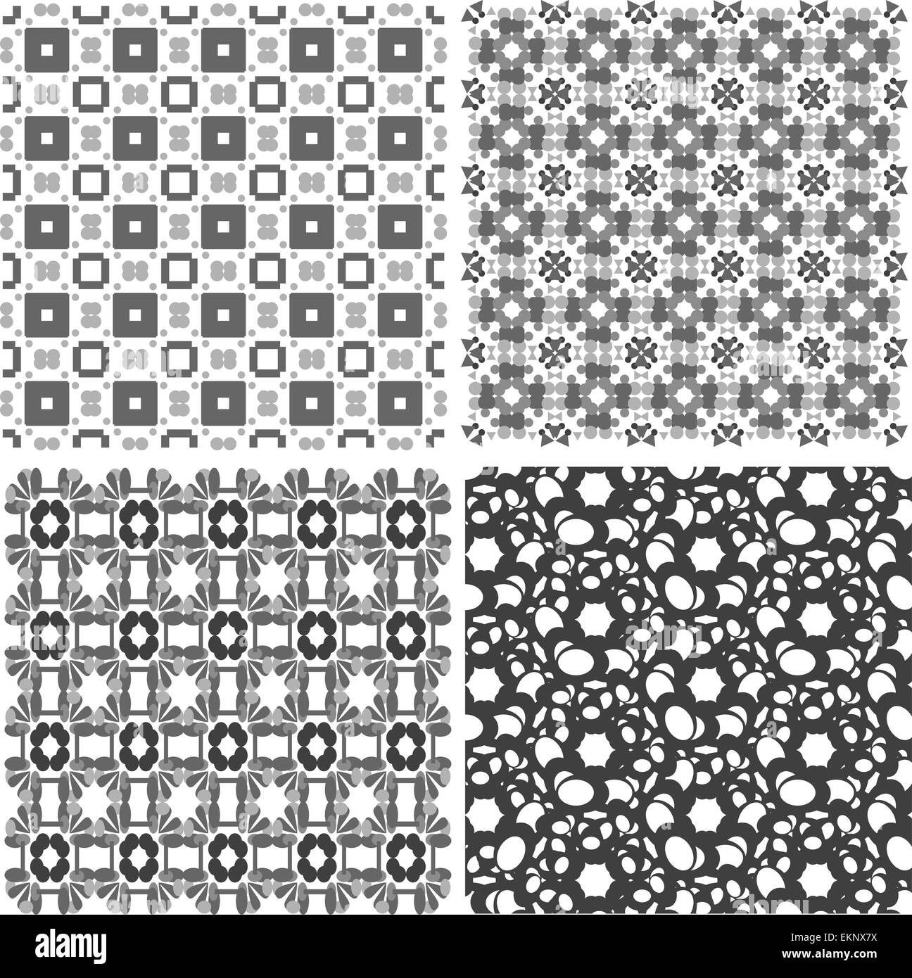 Abstract complex geometric patterns Black and White Stock Photos ...
