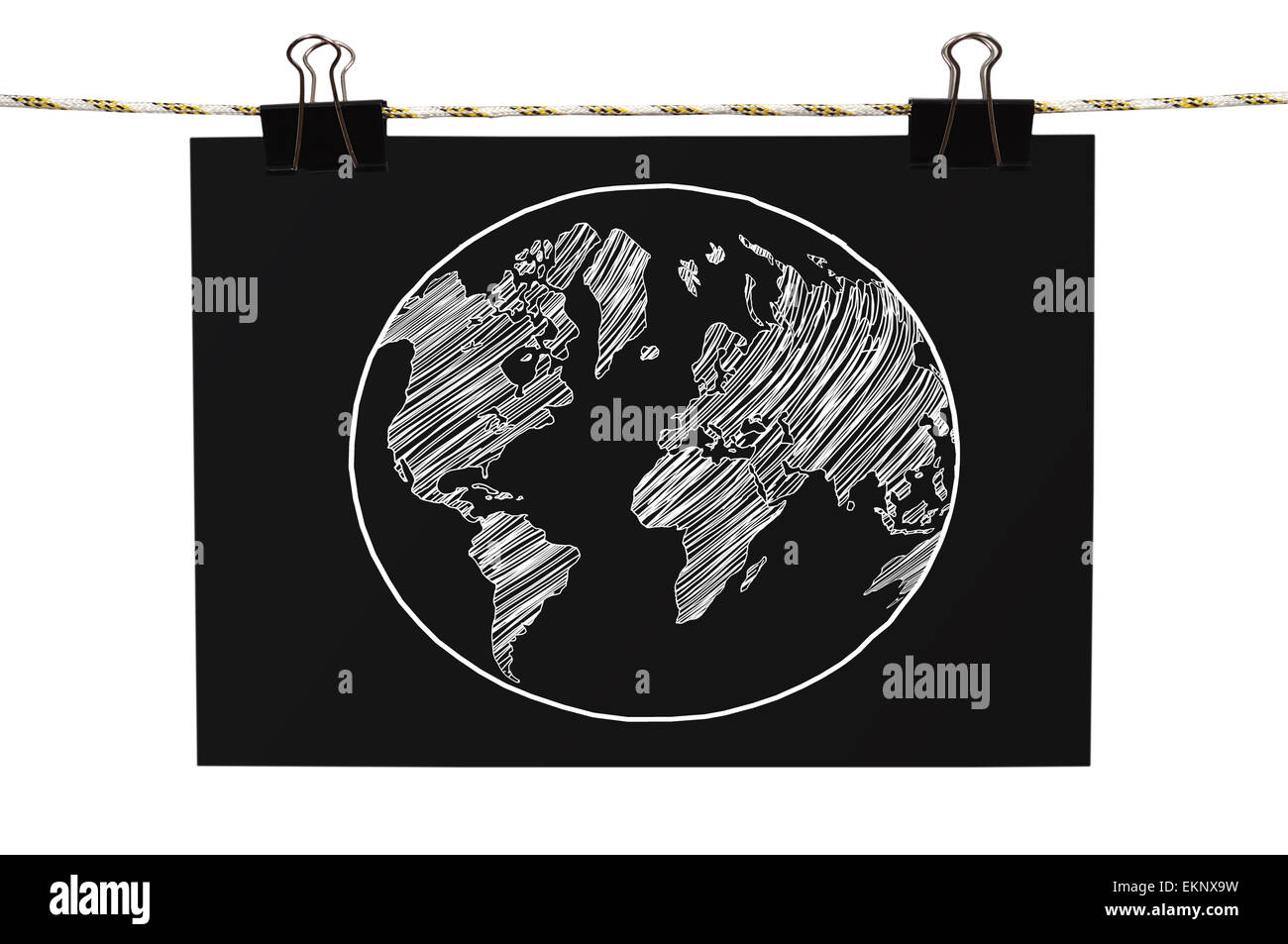 Poster world map hi-res stock photography and images - Alamy