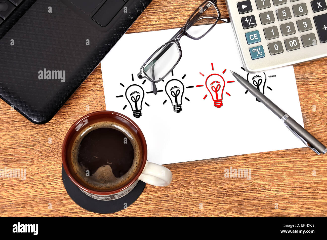 Note with lamps Stock Photo - Alamy