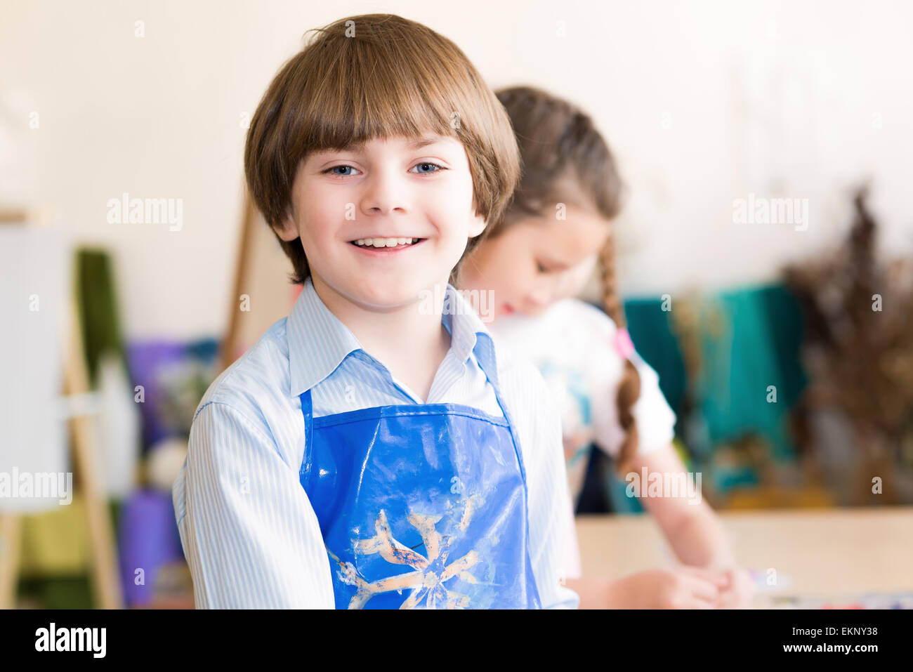 portrait of a nice boy Stock Photo - Alamy