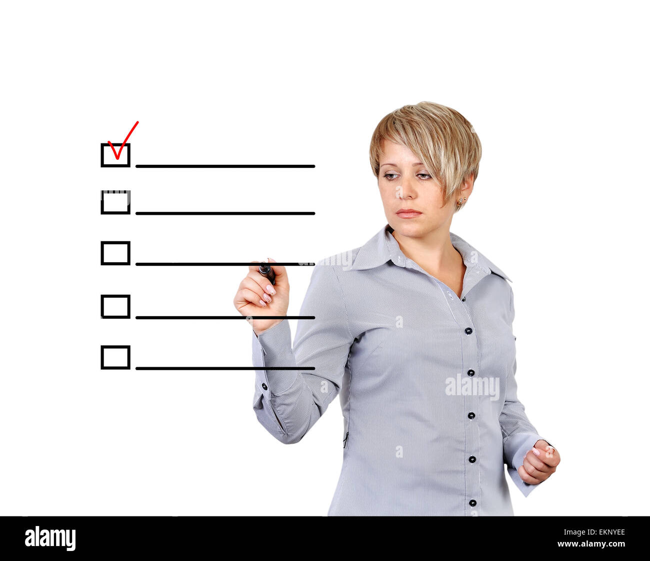 Clipboard tick boxes hi-res stock photography and images - Alamy