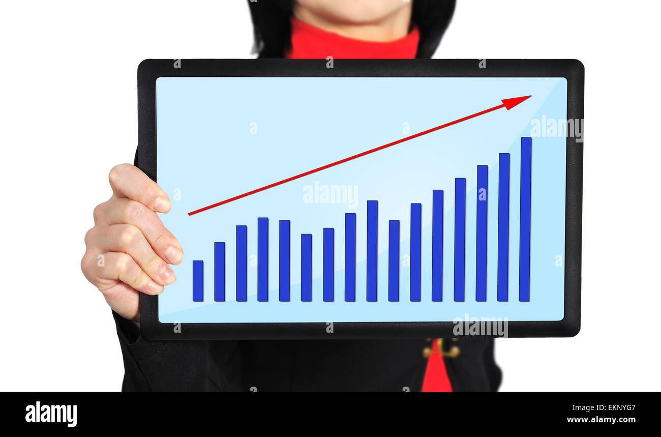 chart on screen Stock Photo - Alamy