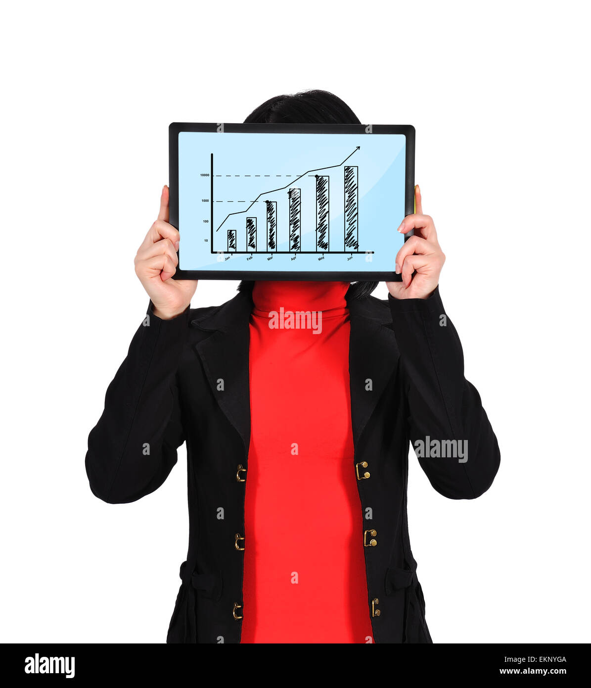 chart on screen Stock Photo - Alamy