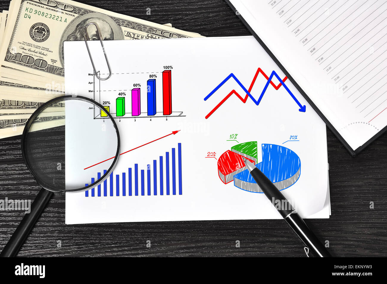 Bar chart book hi-res stock photography and images - Alamy